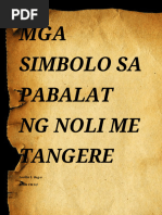 Simbolismo Sa Pabalat NG Noli Me Tangere | PDF