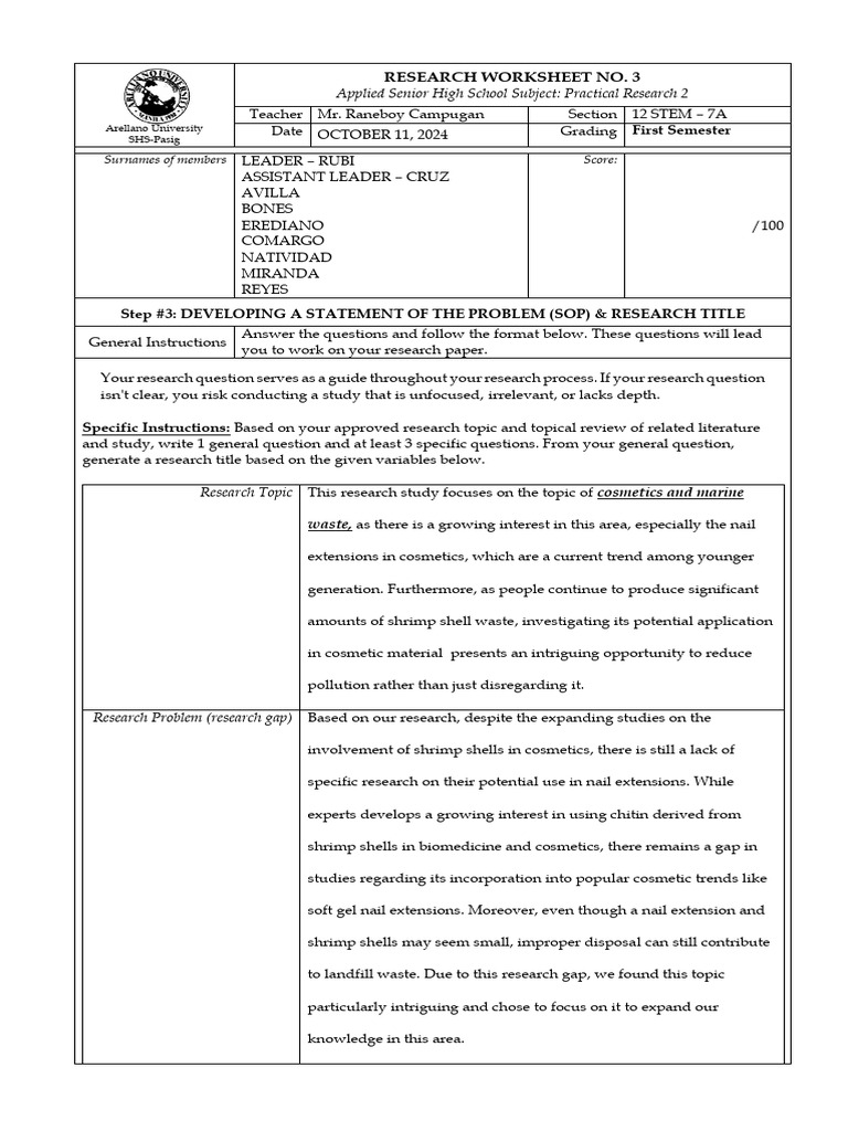 Worksheet 3 | PDF | Sustainability | Biodegradation