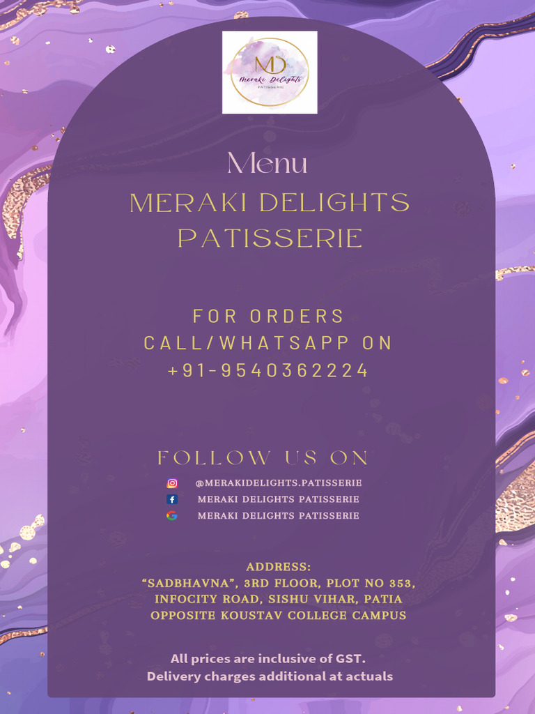 MDP Menu 2024 | PDF | Chocolate | Chocolate Brownie