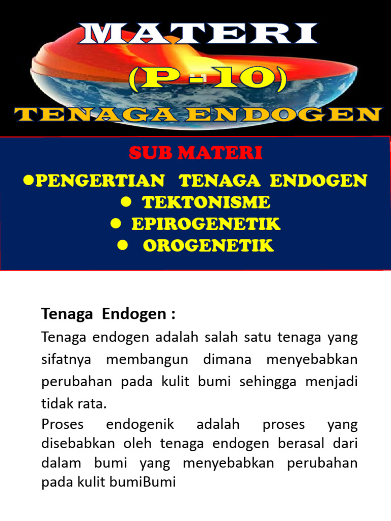 Proses Tenaga Endogen dalam Geologi | PDF
