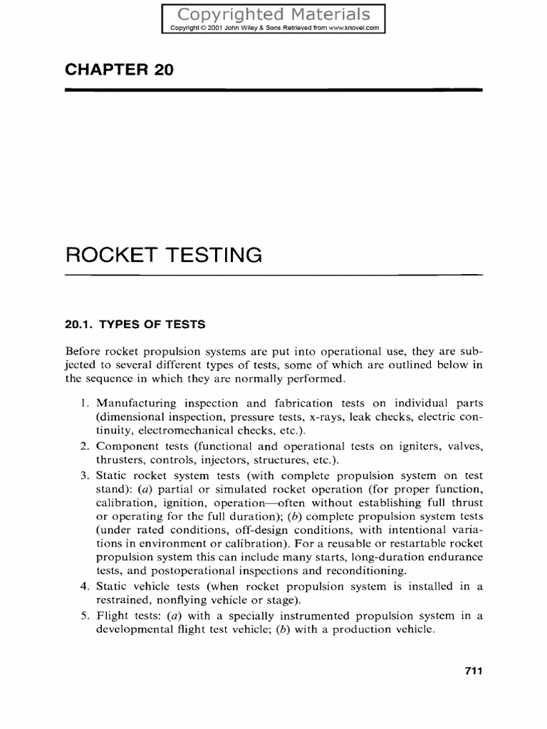 20 Rocket Testing Pdf Rocket Rocket Engine