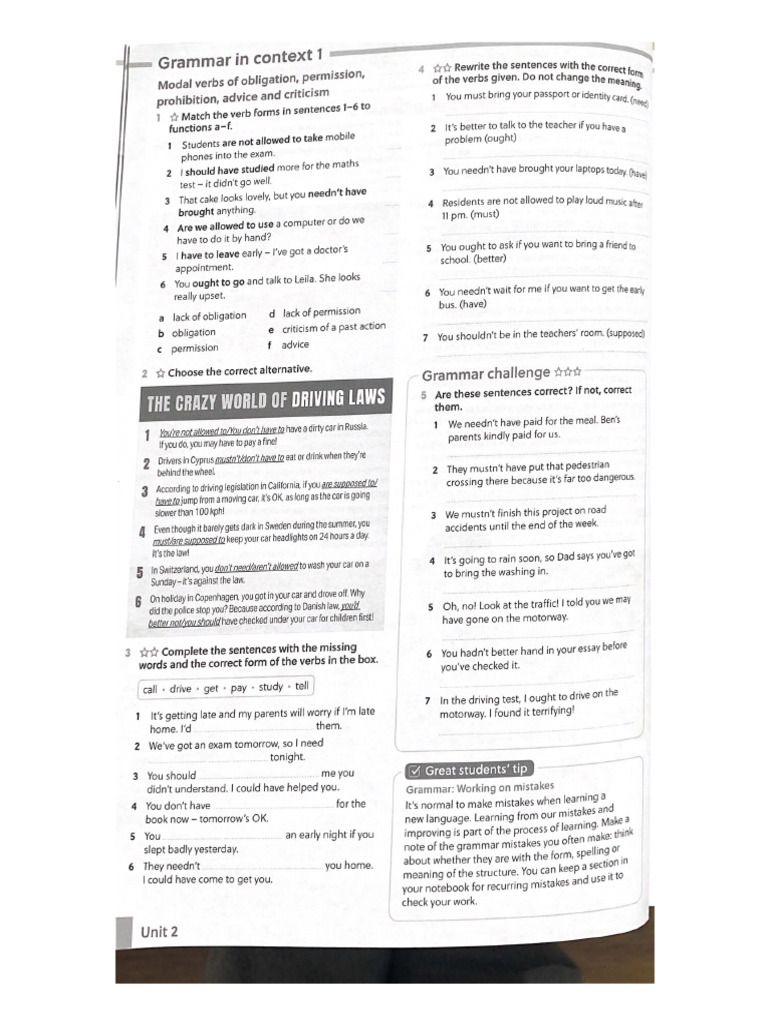 Grammar in Context 1 | PDF