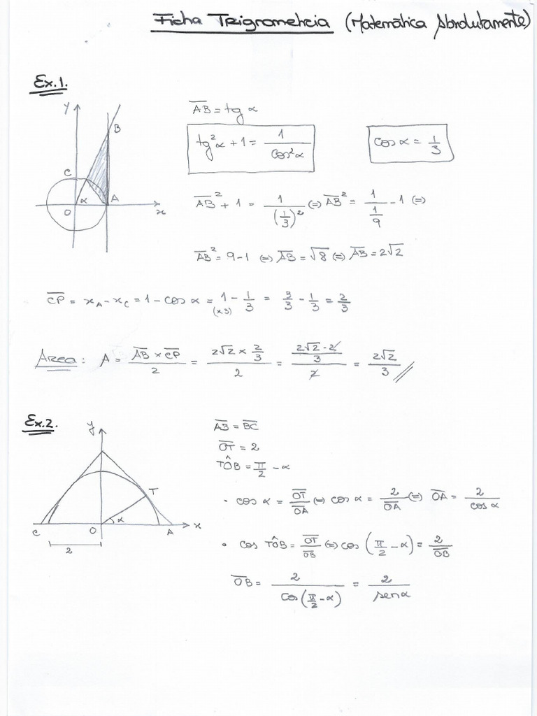 x. Matemática Absolutamente . Trignometria | PDF