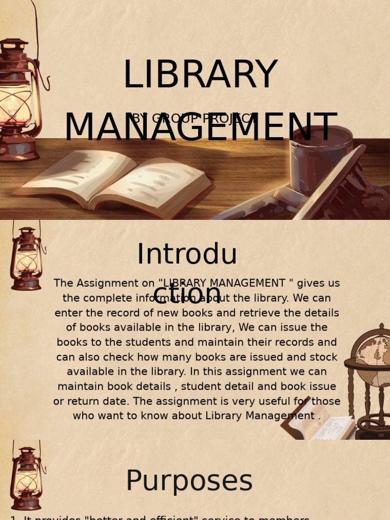 Project Ppt | PDF | Libraries | Databases