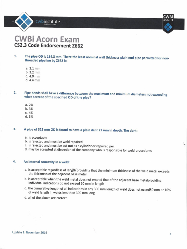 z662 Questions 2 | PDF