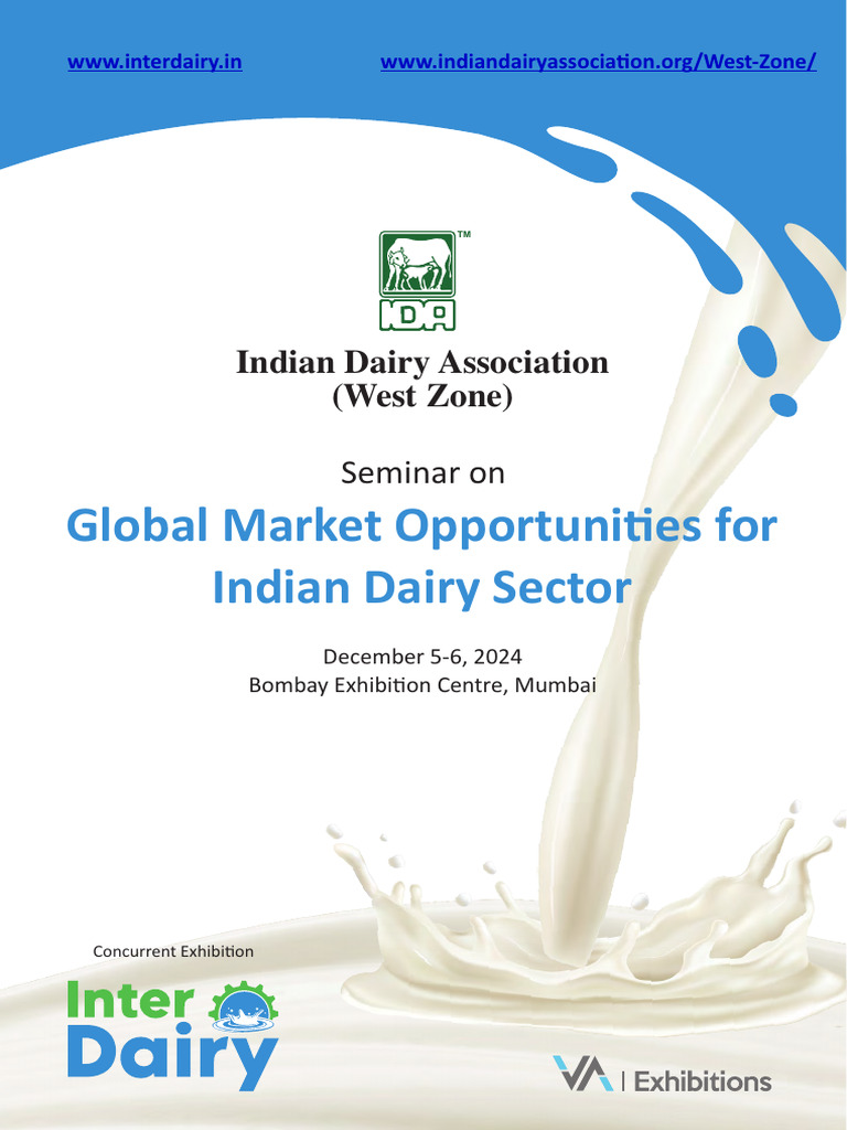 Inter Dairy Seminar Brochure Dec 2024 F | PDF
