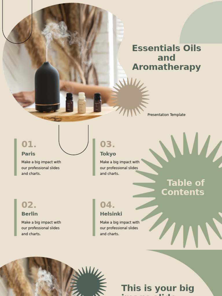 Essential Oils Presentation Template | PDF | Infographics ...