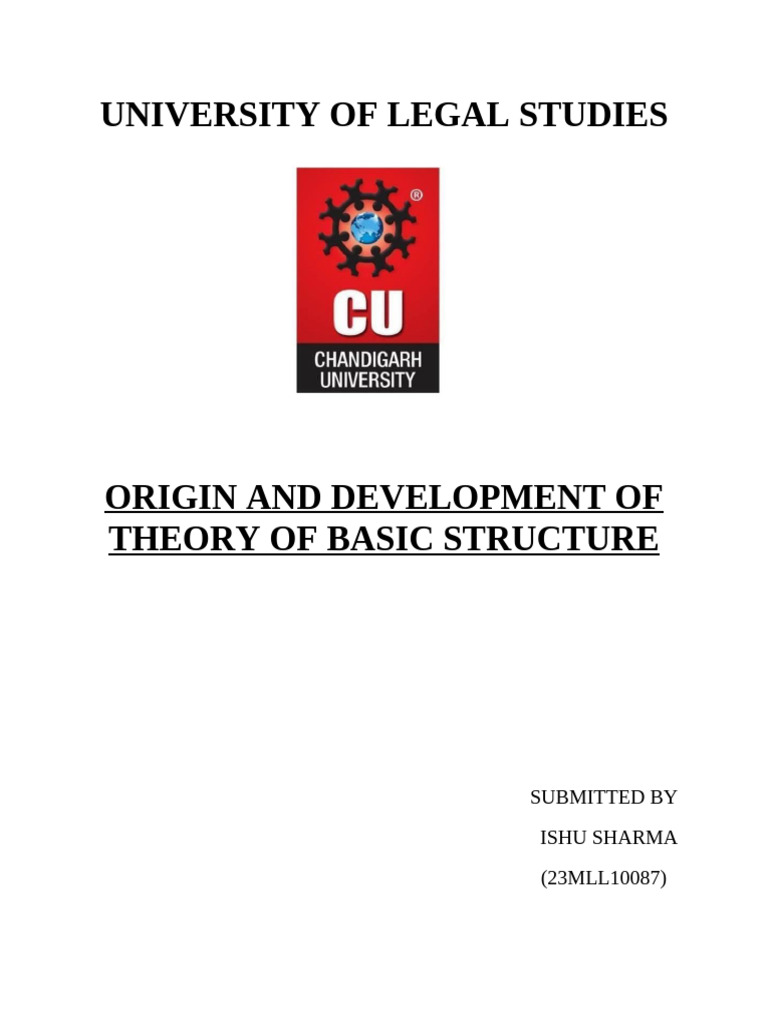 Term Paper On Origin and Development of Basic Structure | PDF ...