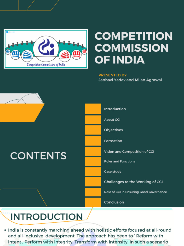 Overview of Competition Commission of India | PDF | Economies