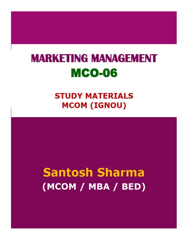 Mco6 English | PDF | Marketing | Market Segmentation