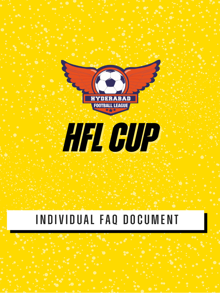 HFL Cup 2023: Registration & Details | PDF | Association Football | Sports