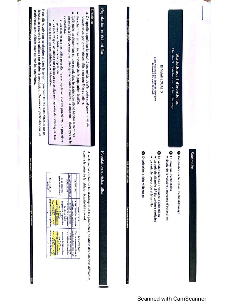 Probabilités Et Statistiques Inferentiel | PDF