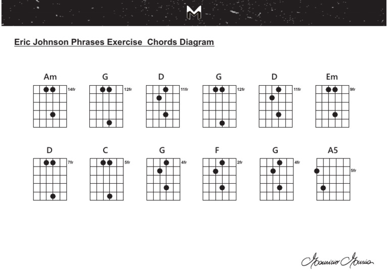 Eric Johnson Chords Exercise Guide | PDF