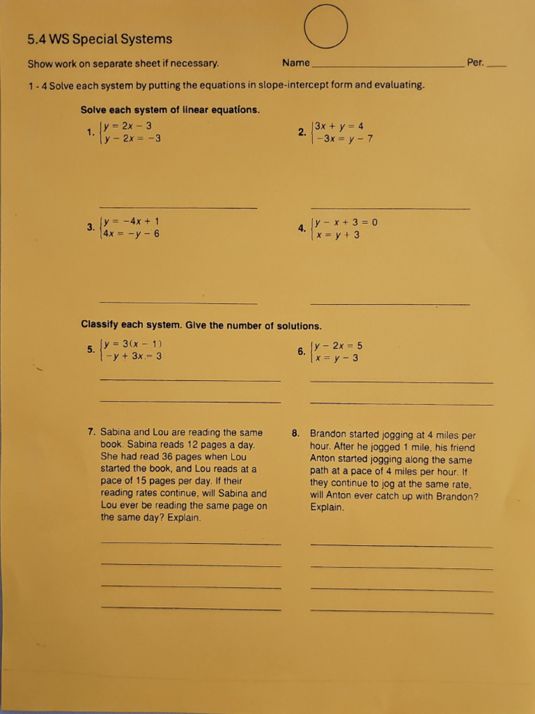 5.4 WS Special Systems | PDF