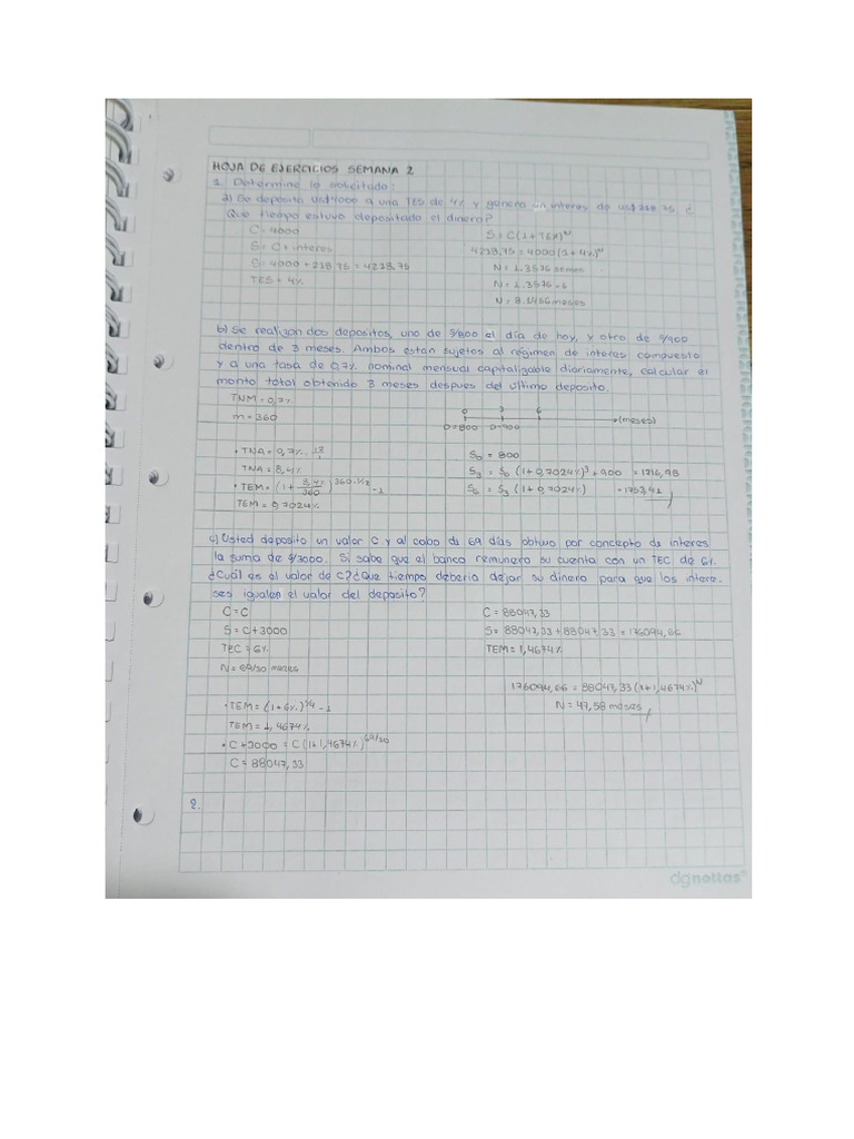 MT_Solución Hoja Ejercicios Semana 2 | PDF