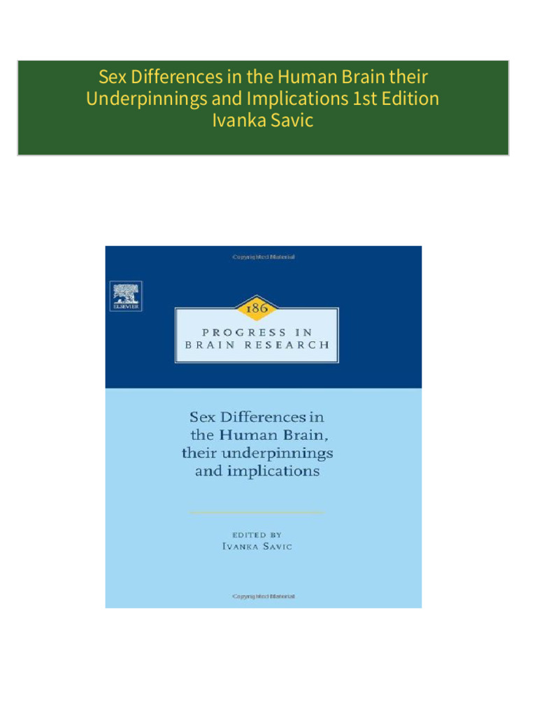 [free Pdf Sample] Sex Differences In The Human Brain Their