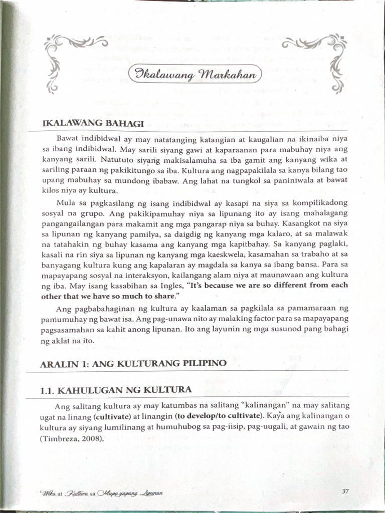 Ikalawang Bahagi | PDF