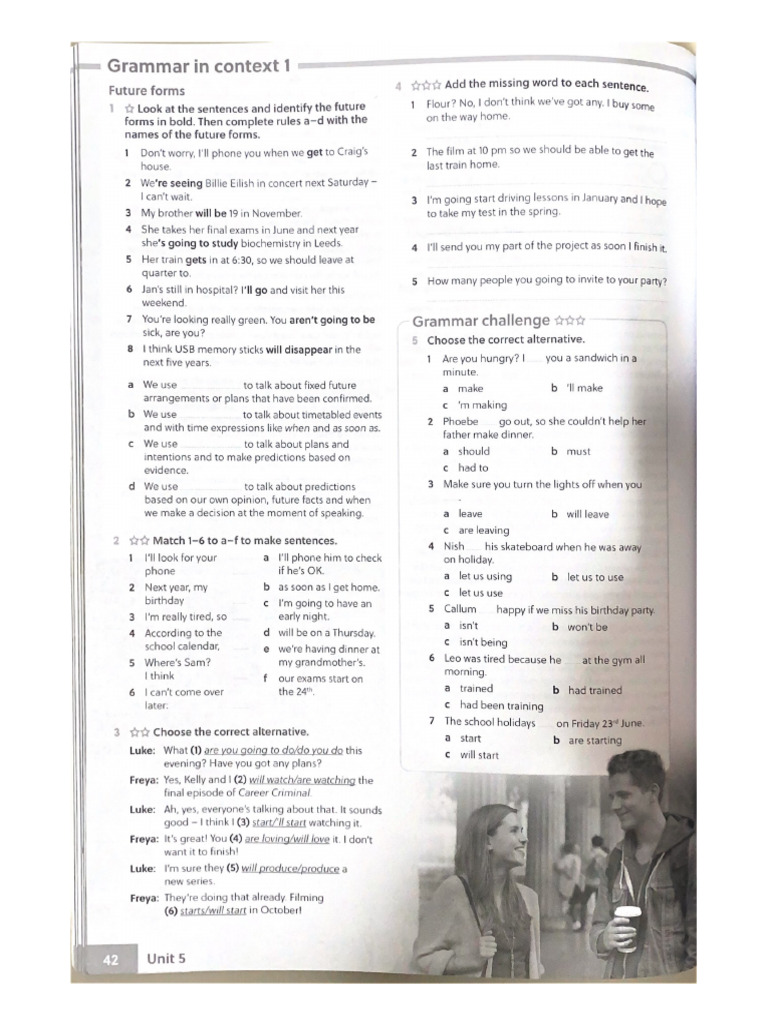 Grammar in Context 1-2 | PDF