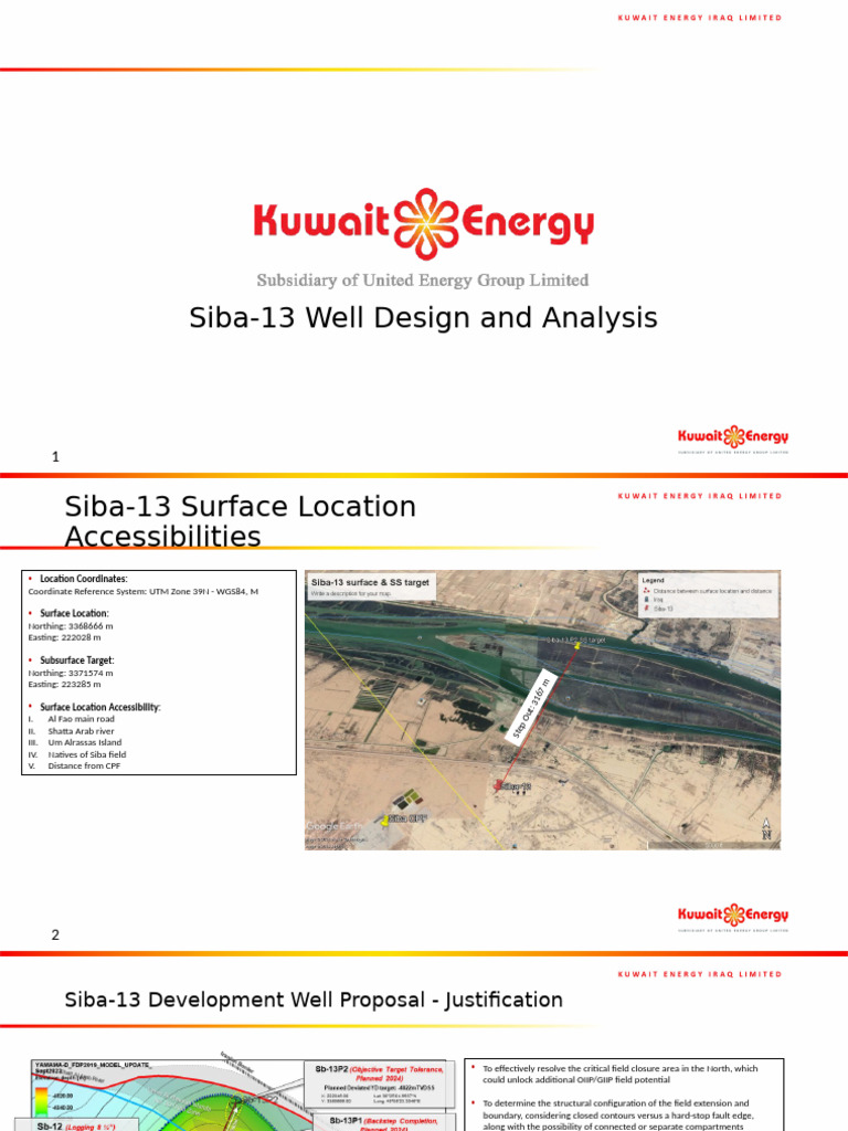 Siba-13 Well Design and Proposal | PDF | Casing (Borehole)