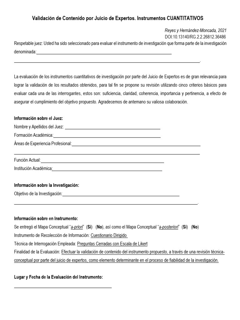 Formato B Validacion de Contenido Por Ju | PDF | Alfa de Cronbach | Estadísticas