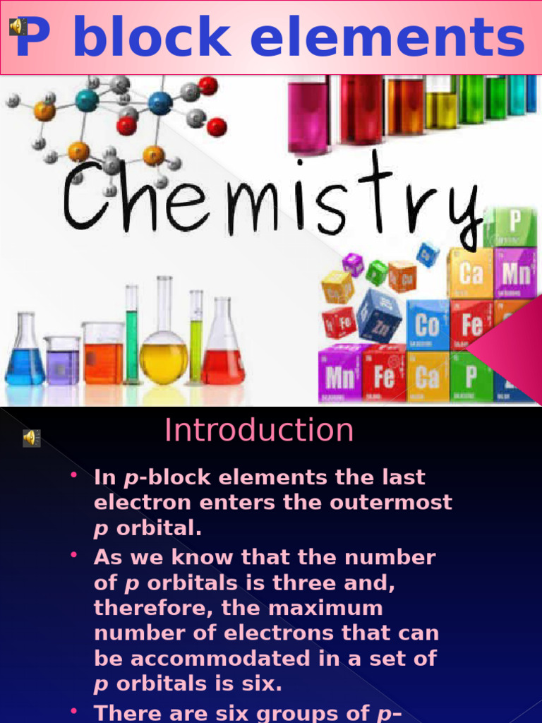 P Block Elements Class 11 | PDF | Silicon Dioxide | Chemical Bond