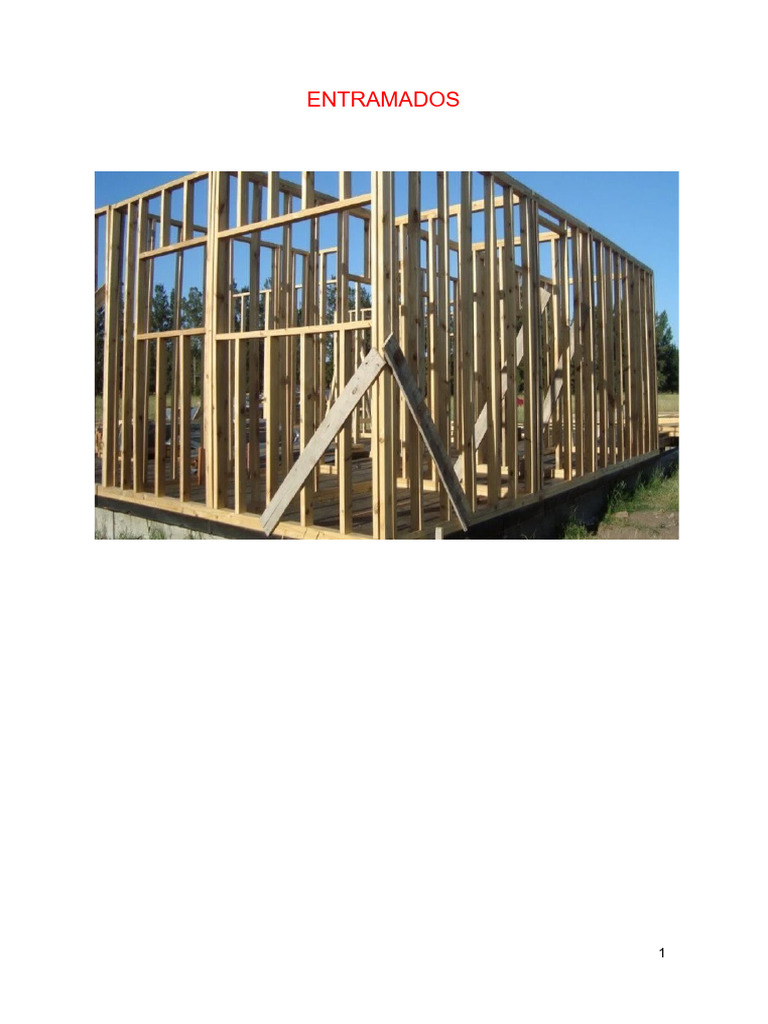 Tipos y Sistemas de Entramados de Madera | PDF | Ingeniería de ...