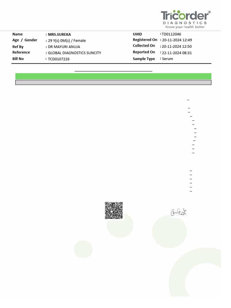 ResultEntryReport - 2024-11-22T093750.891 | PDF | Medical Specialties | Human Pregnancy
