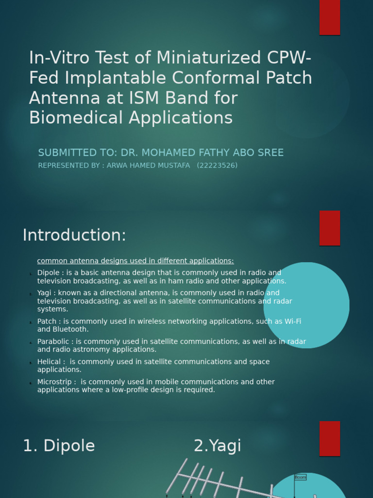 Presentation1 - AutoRecovered | PDF | Antenna (Radio) | Mimo
