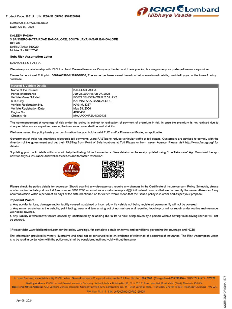 KA-01-MJ-3337 | PDF | Insurance | Business Law