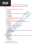 Cs205 Information Security Lecture Handouts Full | PDF | Information Security | Computer Security