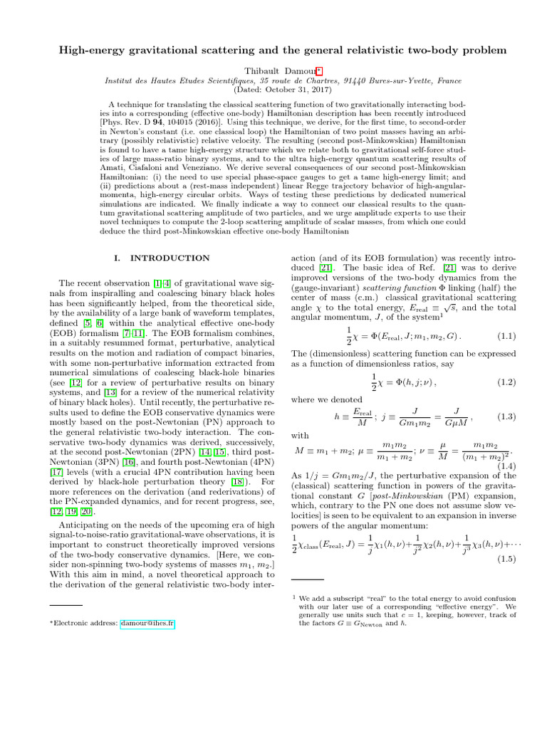 1710.10599 | PDF | General Relativity | Classical Mechanics
