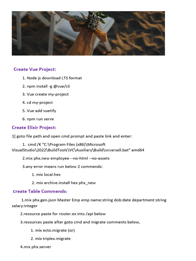 elixir & vue setup (1) | PDF | Software Engineering | Computer Architecture elixir & vue setup (1) | PDF | Software Engineering | Computer Architecture