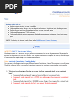 NGPF Online Bank Simulator Activity | PDF | Transaction Account | Banks