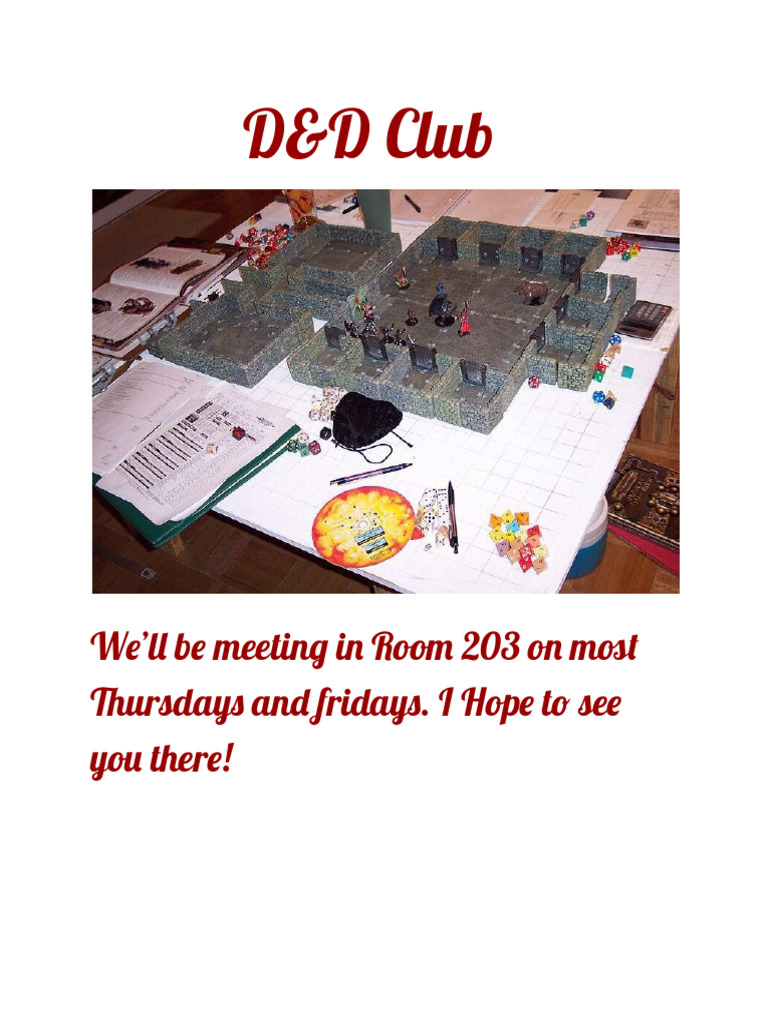 D&D club | PDF