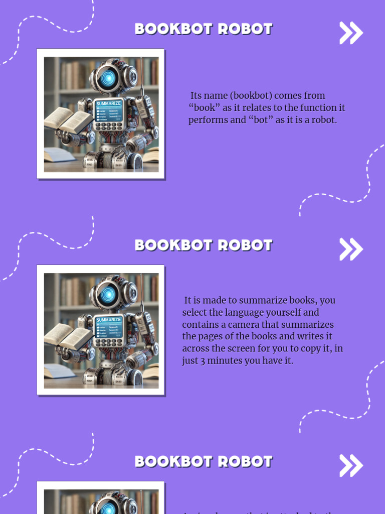 BookBot: Smart Book Summarizer Robot | PDF