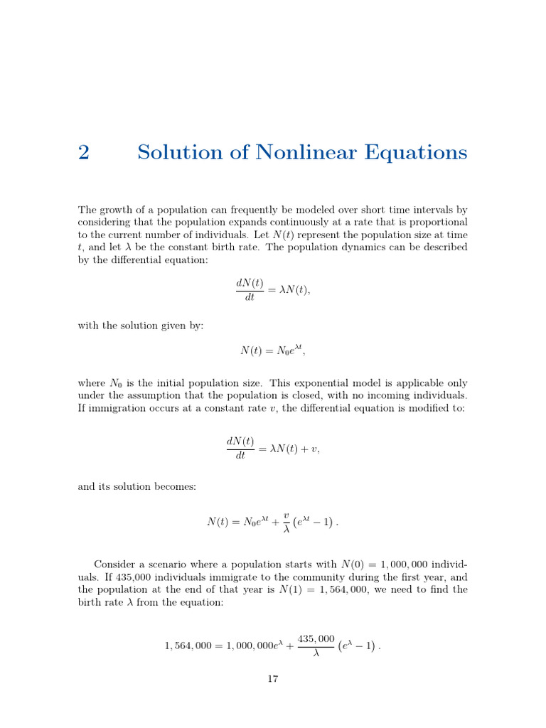 CHAPTER2-Solution of nonlinearequation | PDF | Polynomial | Function ...