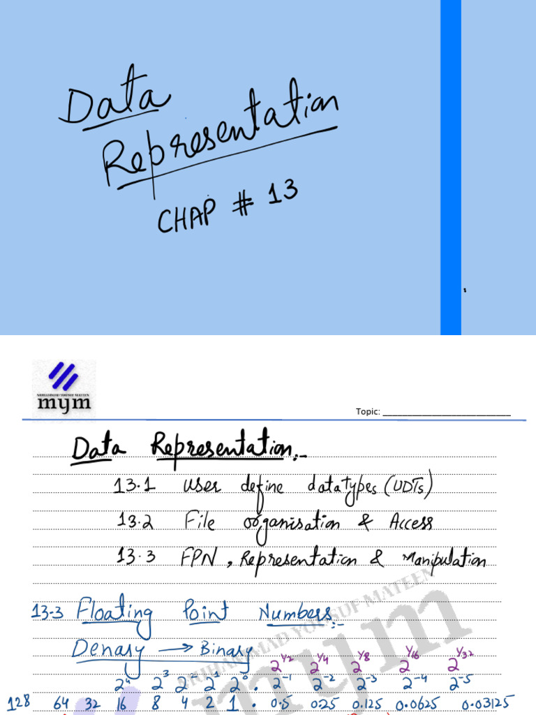 13 A2 Data Representation Lecture | PDF | Computing | Computer Science