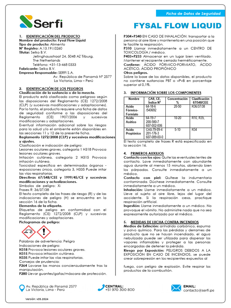 Fysal Flow Liquid | PDF