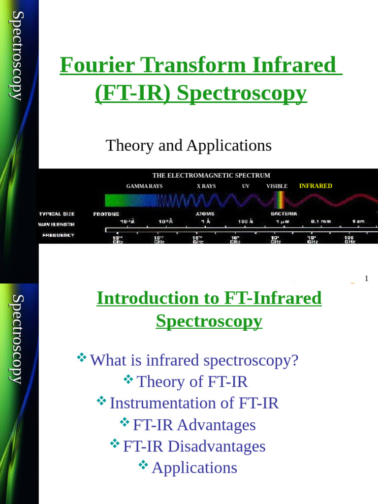 FTIR-Ppt1 | PDF | Infrared Spectroscopy | Infrared