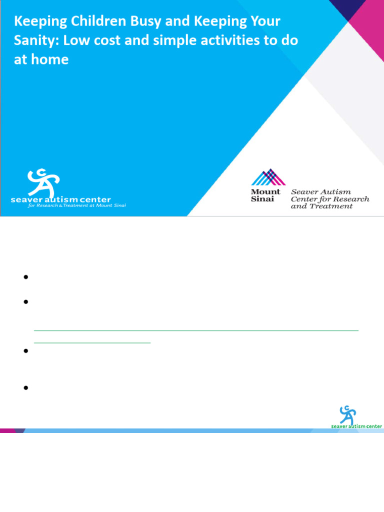 Keeping Busy While Keeping Sanity | PDF