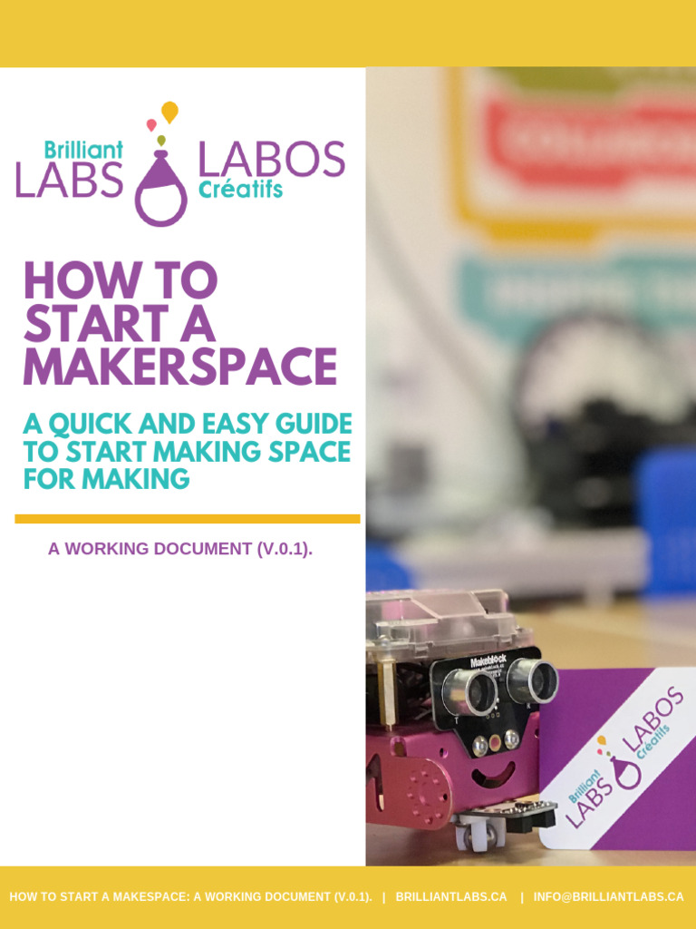 How to Start a Makespace V1 En | PDF | Learning | Project Based Learning