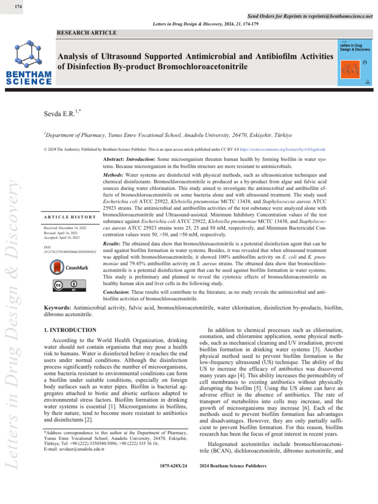 LDDD-21-1-14 | PDF | Biofilm | Antimicrobial