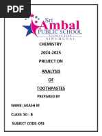 Toothpaste Abrasive List | PDF | Mouth | Dentistry