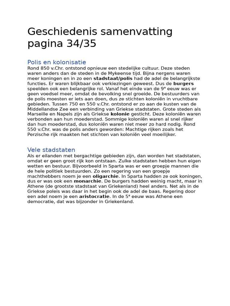 Gs Samenvatting 34 BLZ | PDF