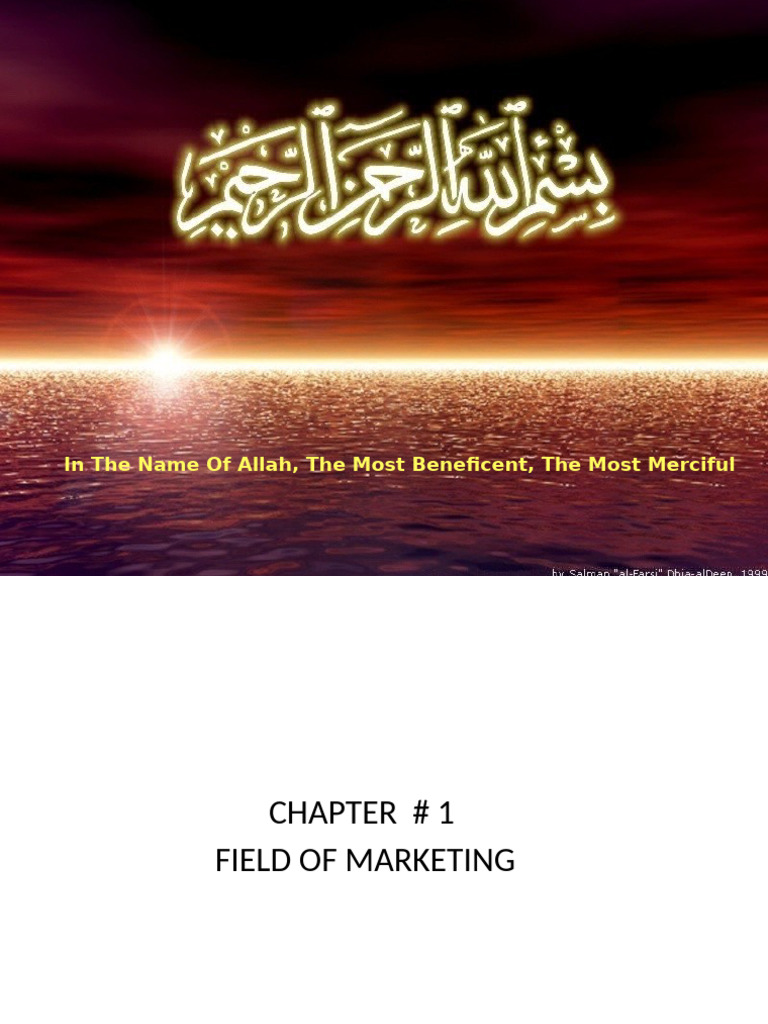 CHAPTER 1 (1) | PDF | Marketing | Market (Economics)