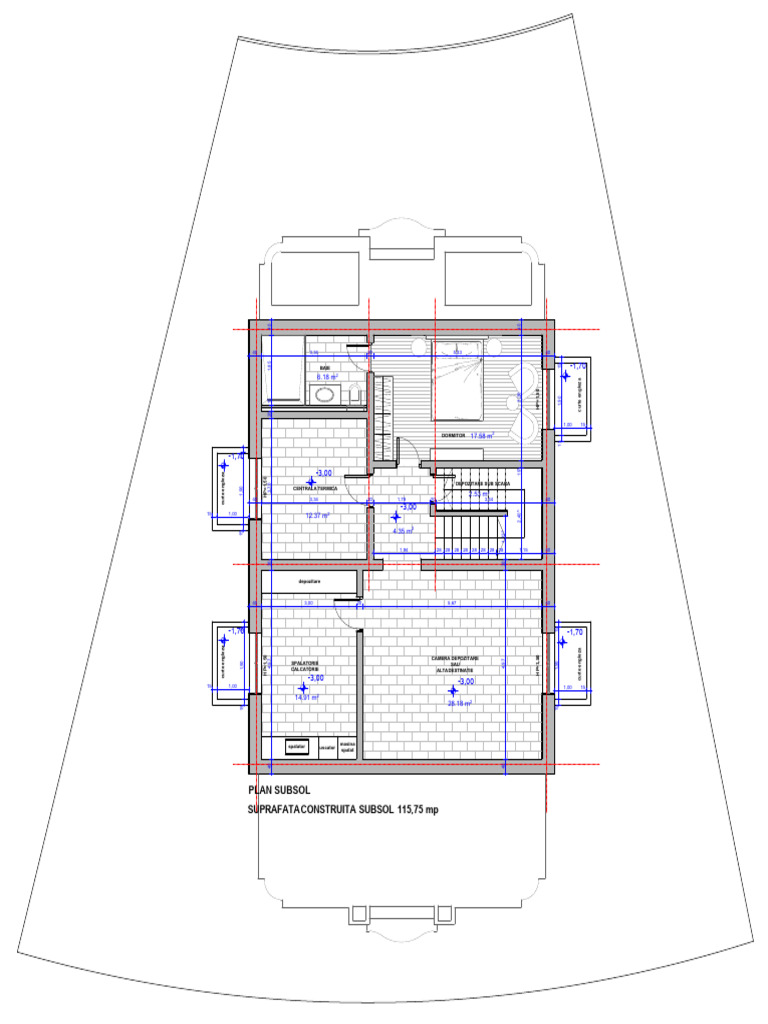 A 01 - Plan Subsol | PDF