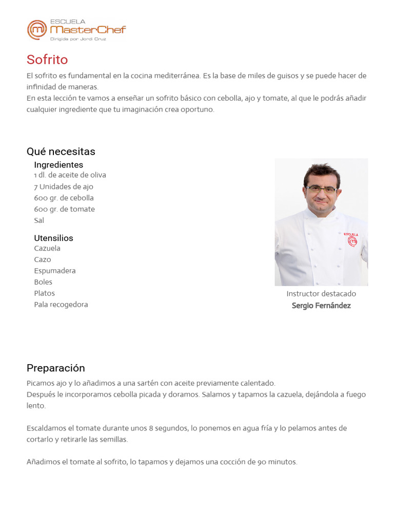 sofrito | PDF