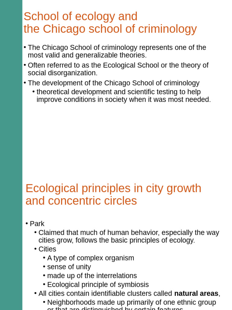 Ecological Criminology and Urban Growth | PDF | Reinforcement | Psychology
