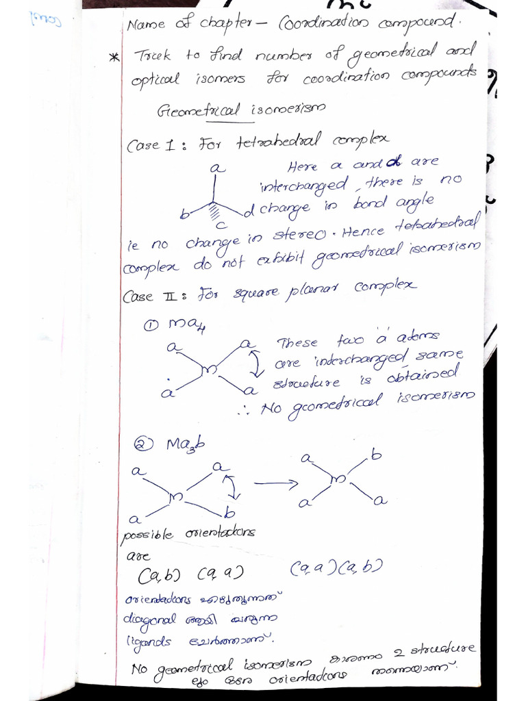 Coordination Compounds Tricks | PDF