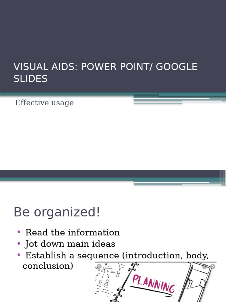 Effective Visual Aids | PDF